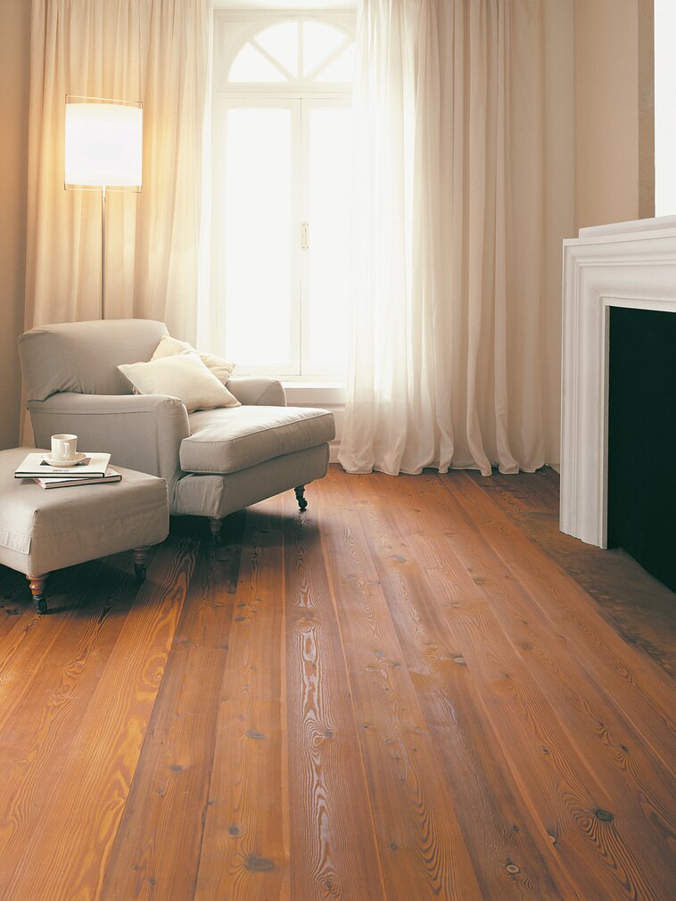 Parquet in larice di mafi: lunghezze fino a 5 metri