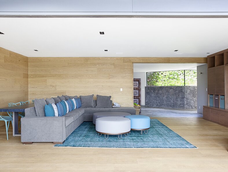 Wooden wall and ceiling cladding