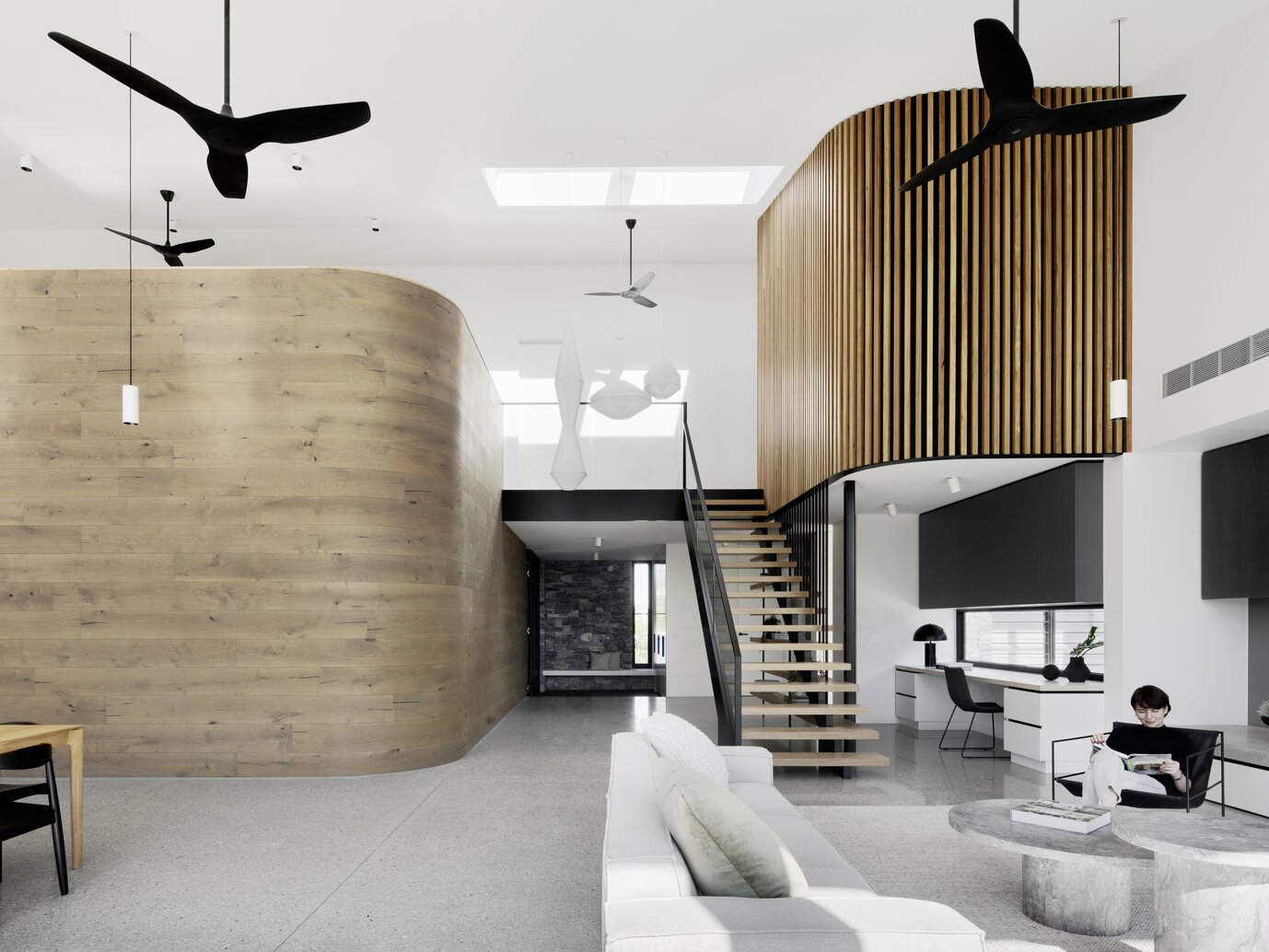 Wooden wall and ceiling cladding