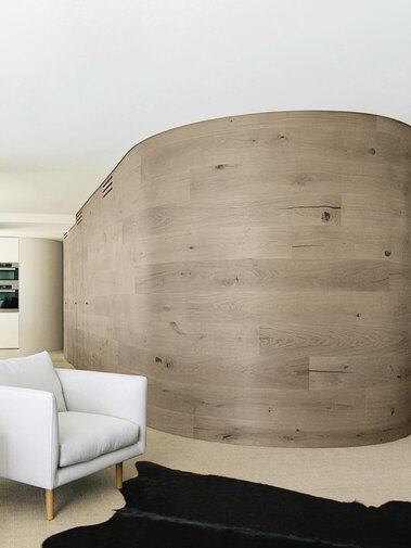 Wooden wall and ceiling cladding