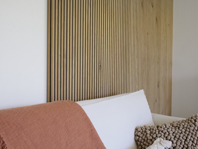 Wooden wall and ceiling cladding