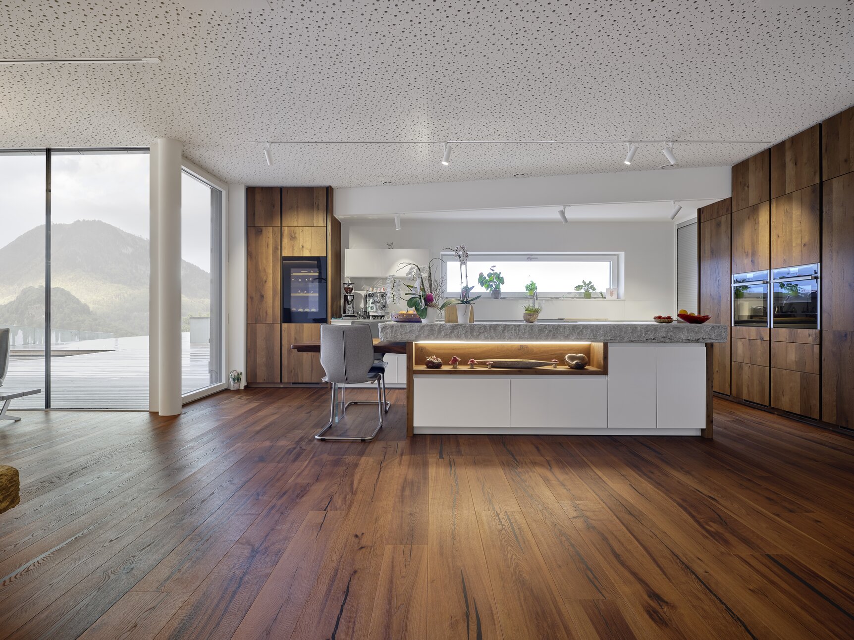 Underfloor heating with mafi natural wood floors