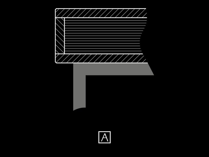 Stairs made to measure to match the floor