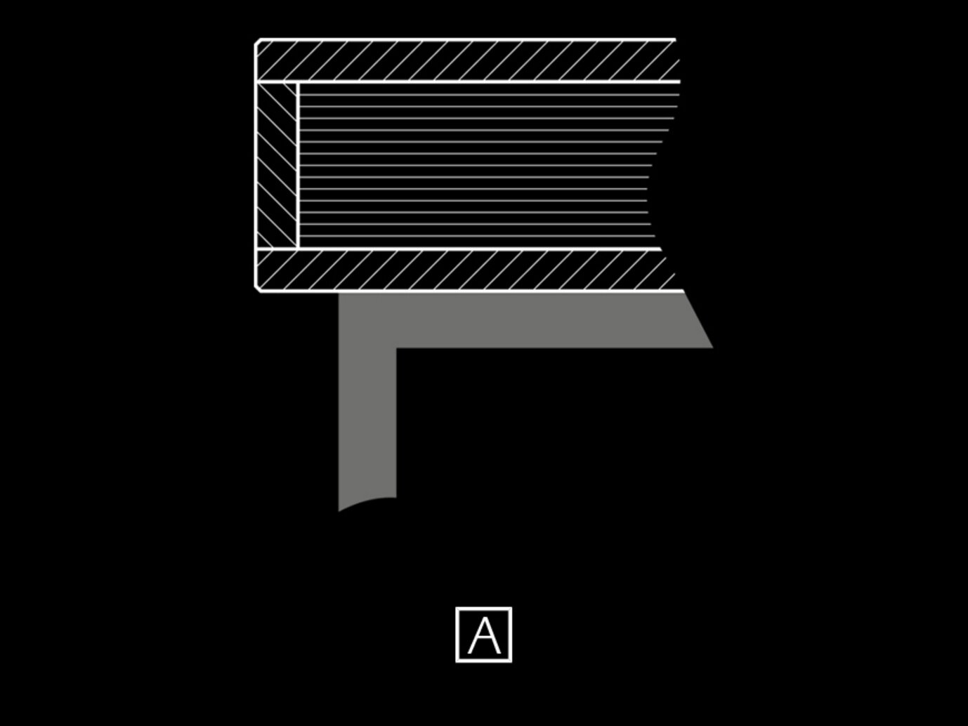 Stairs made to measure to match the floor