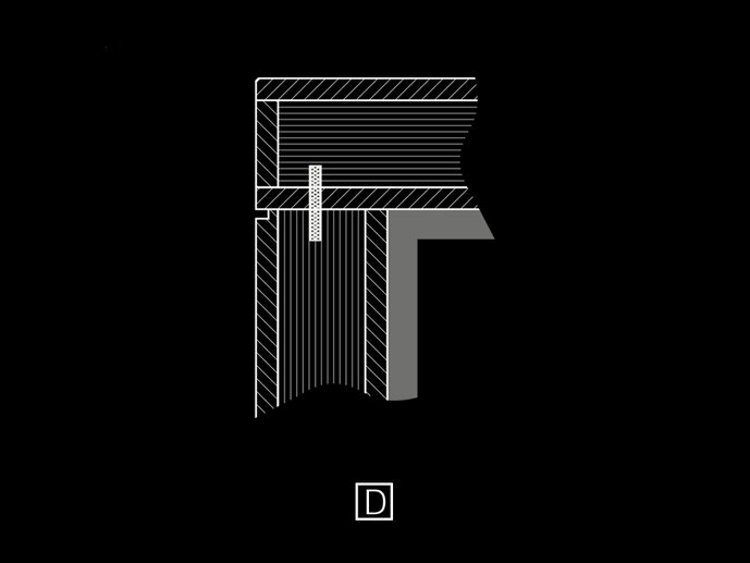 Stairs made to measure to match the floor